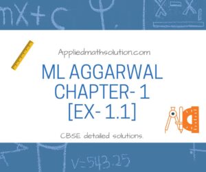 Class 12 Applied Maths Chapter 1 (Ex - 1.1) - Appliedmathsolution.com